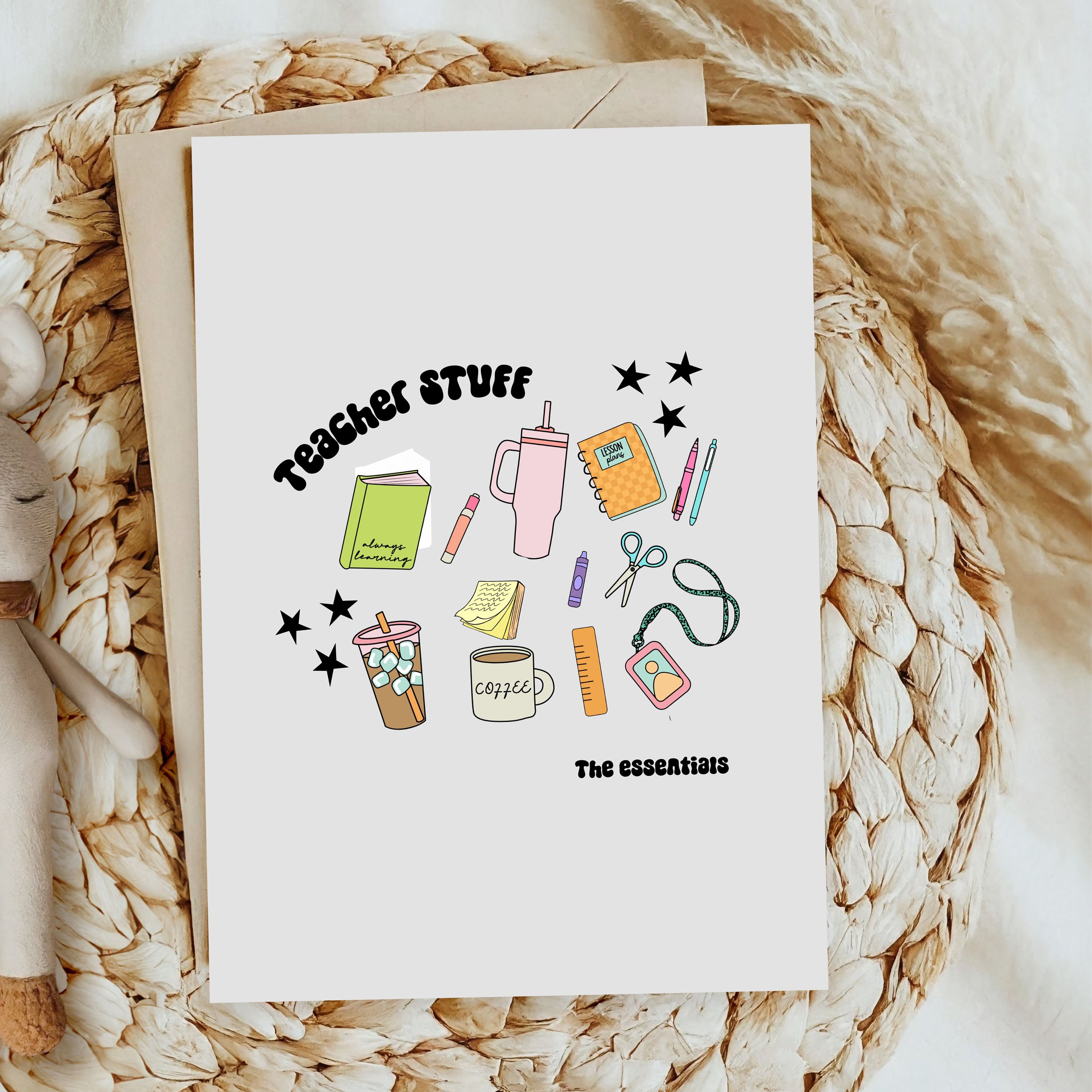 Teacher Stuff PNG, Back to School Png, Teacher Clipart, School ...