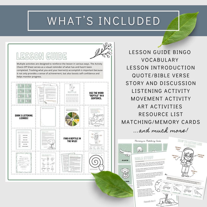 Reptiles Unit Study | Prek Kindergarten Homeschool Curriculum | Science, Faith-based Printable ...