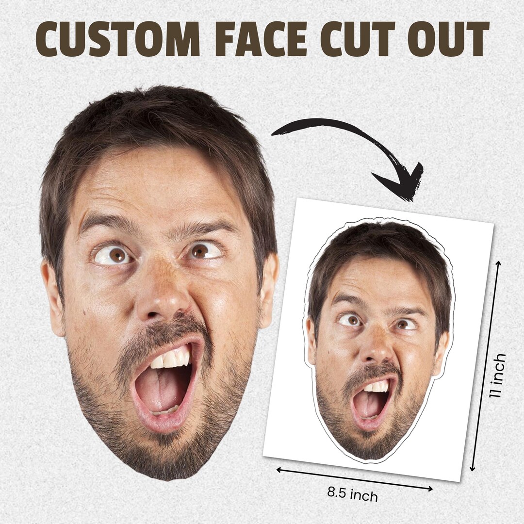 Funny Groom Bachelorette Party Face on A Stick, Big Head on a Stick ...