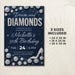 Denim and Diamonds Birthday Sign, Denim & Diamonds Welcome Board ...
