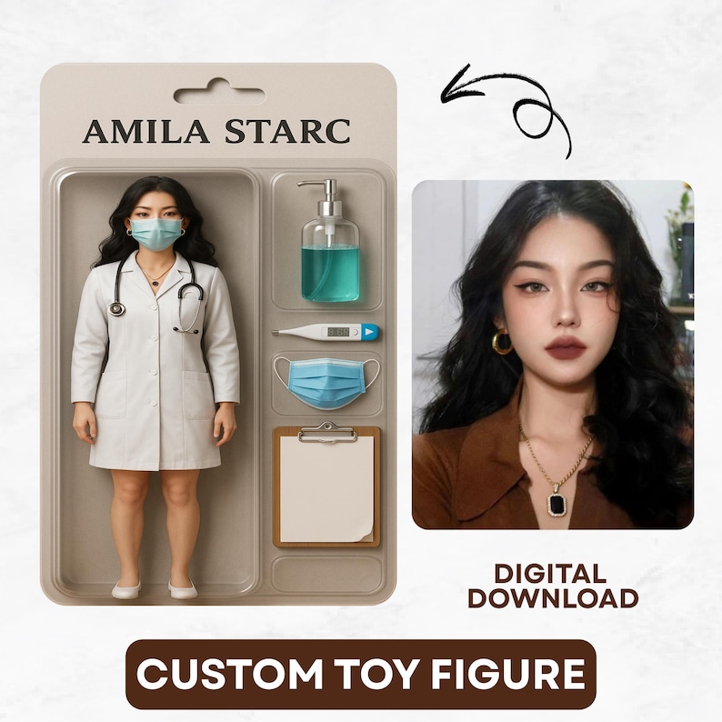 Custom Toy Figure Digital, Custom Action Figure, Personalized Action ...
