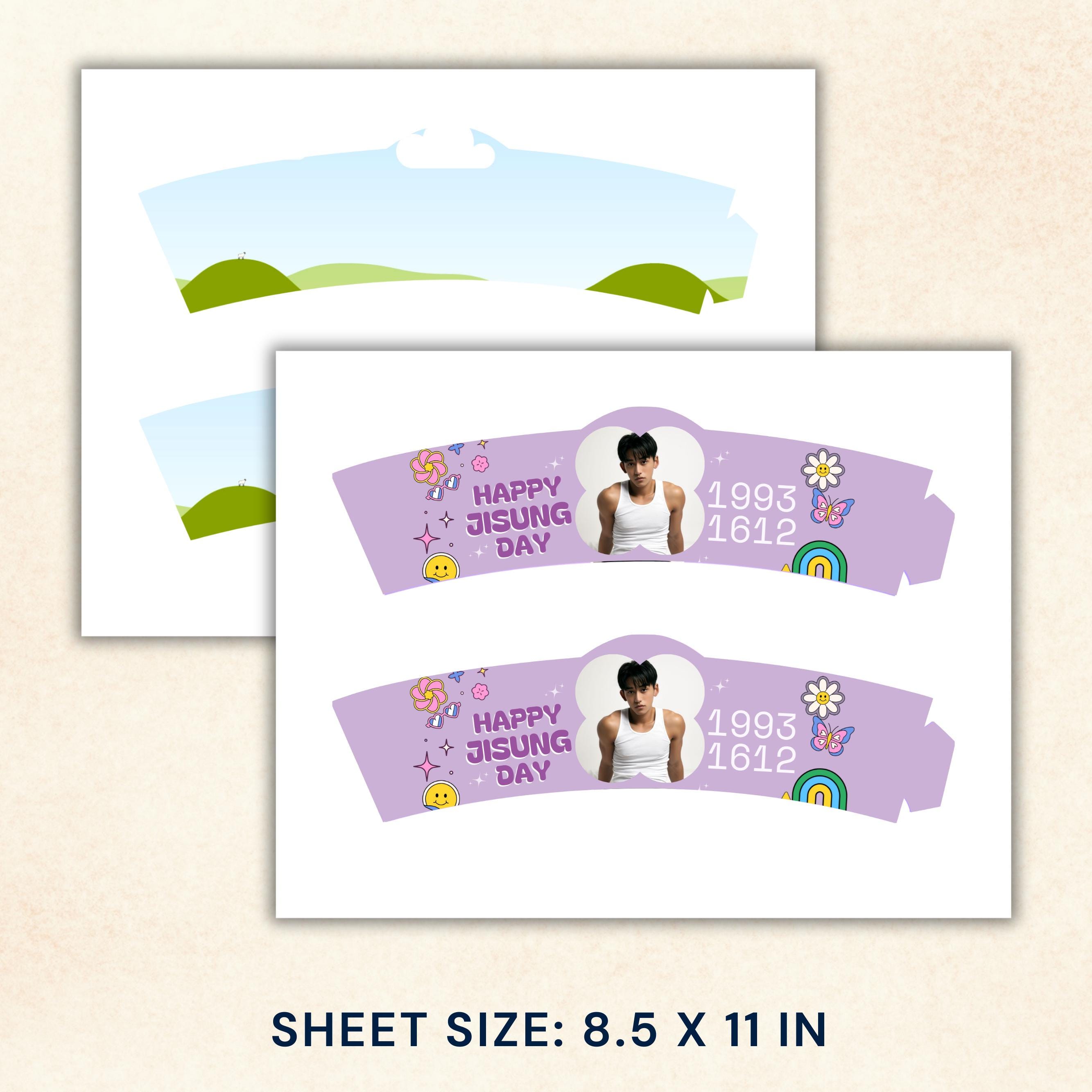 Coffee Cup Sleeve Template, Paper Coffee Cup Template, Editable Cup ...