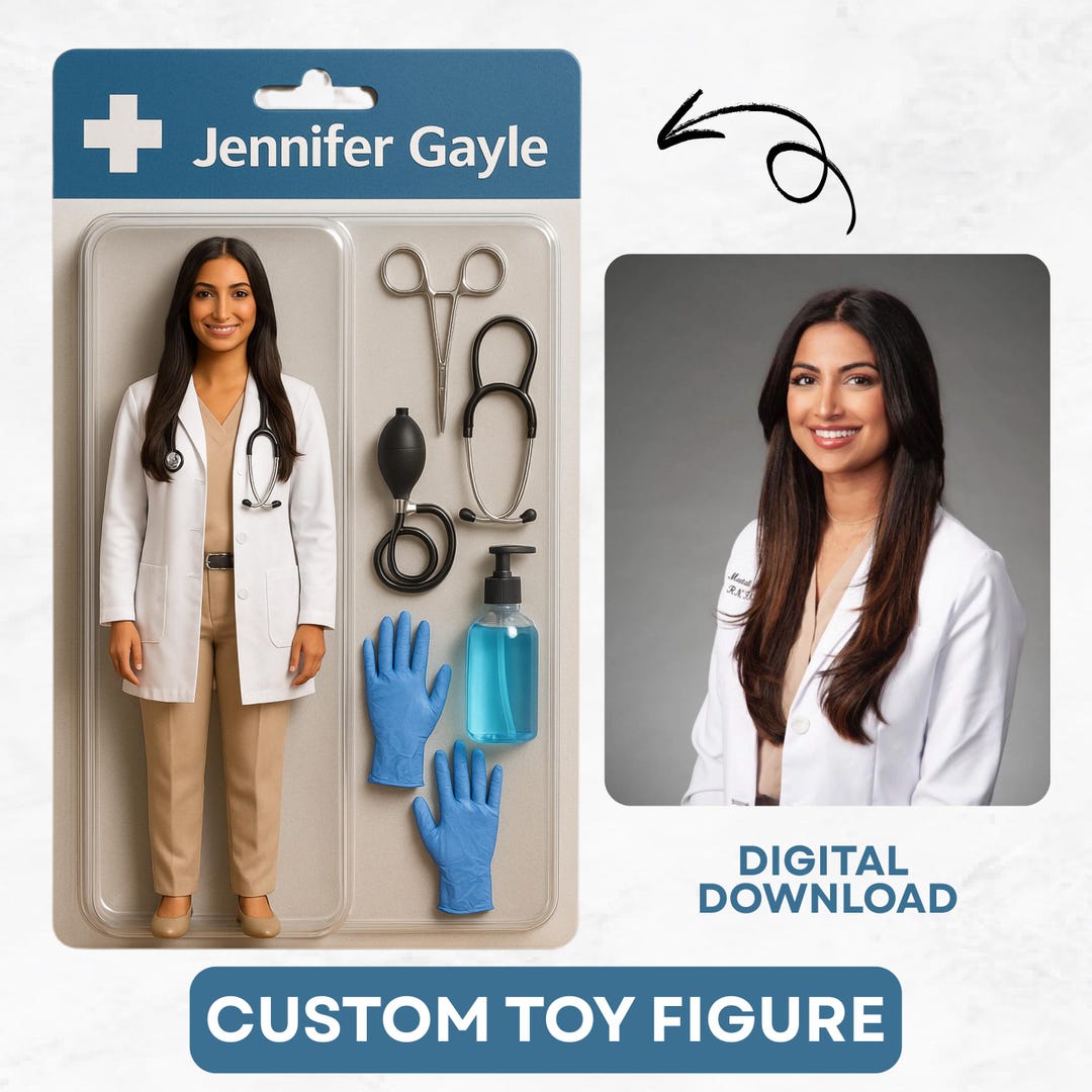 Custom Toy Figure Digital, Custom Action Figure, Personalized Action ...