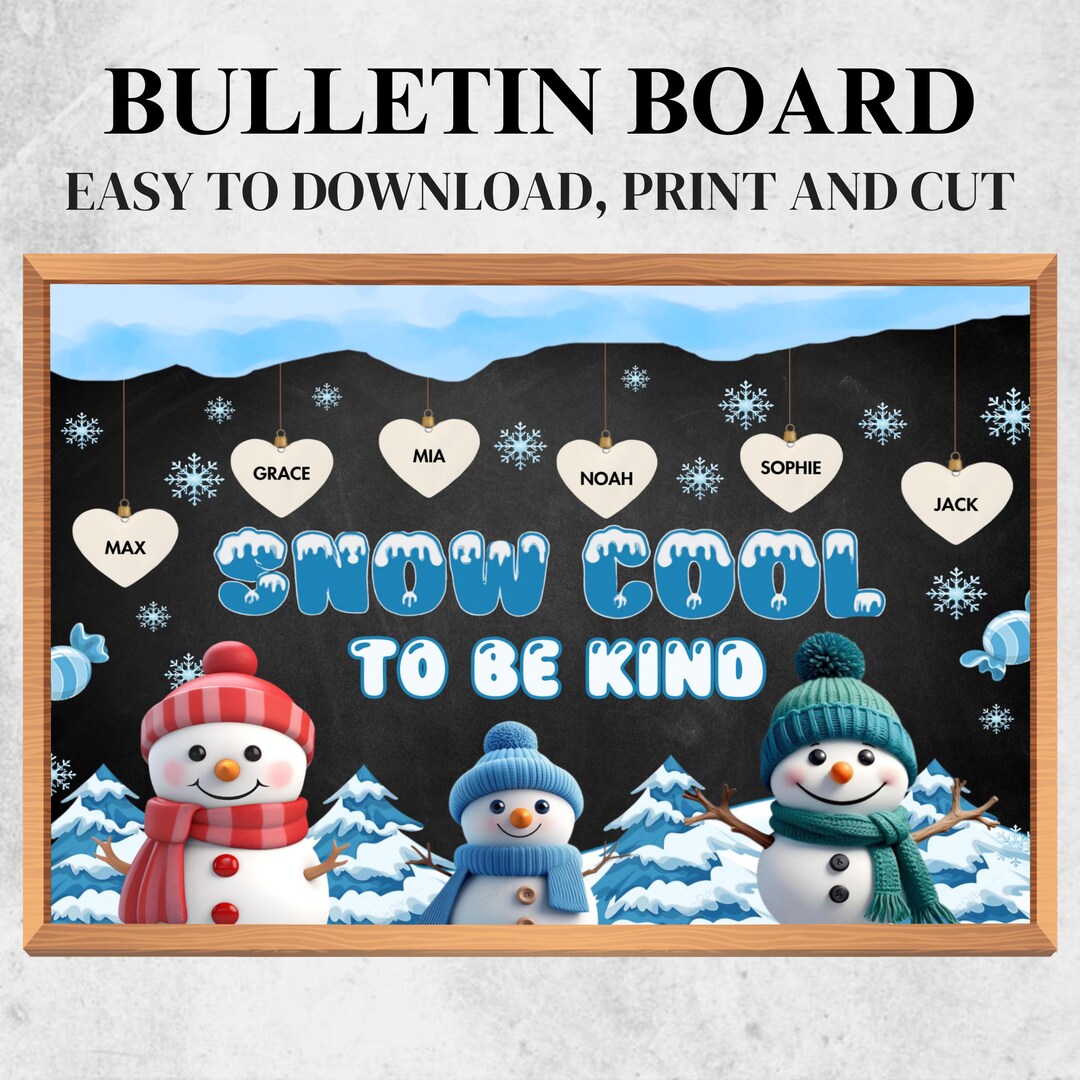 Christmas Kindness Bulletin Board Decor & Activity, Christmas Classroom ...