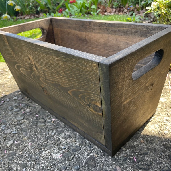 Rustic Wooden Box - Etsy