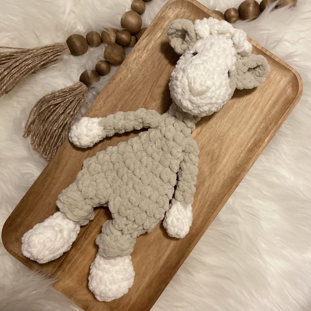 Loretta Llama Alpaca Crochet Mini Snuggler Lovey Baby Toddler Stuffed ...