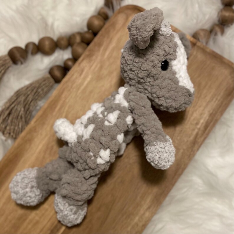 Ginny Goat Crochet Mini Snuggler Lovey Baby Toddler Stuffed Animal ...