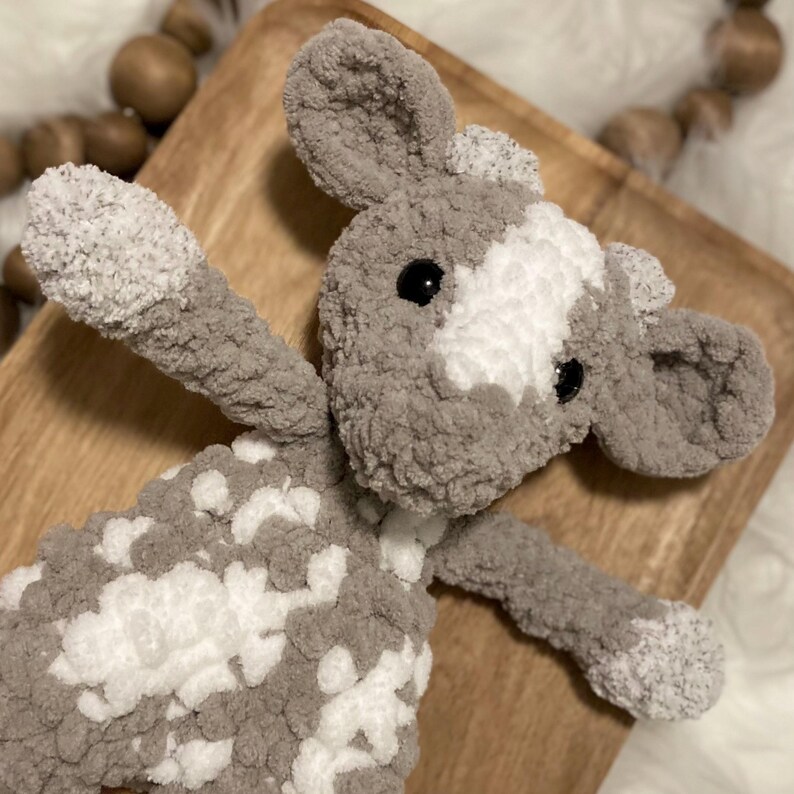 Ginny Goat Crochet Mini Snuggler Lovey Baby Toddler Stuffed Animal ...