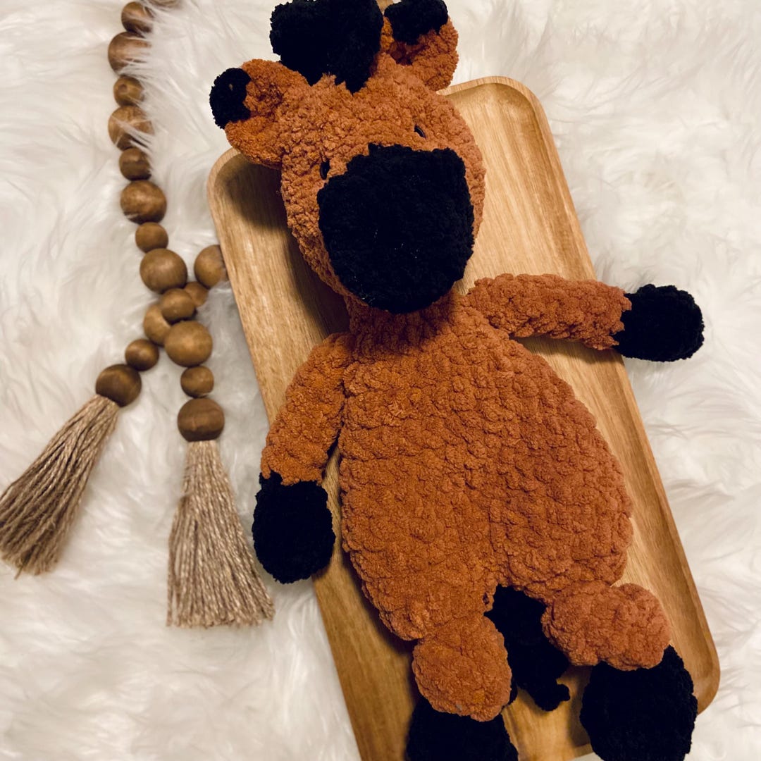 Harriet Horse Pony Crochet Snuggler Lovey Baby Toddler Stuffed Animal ...