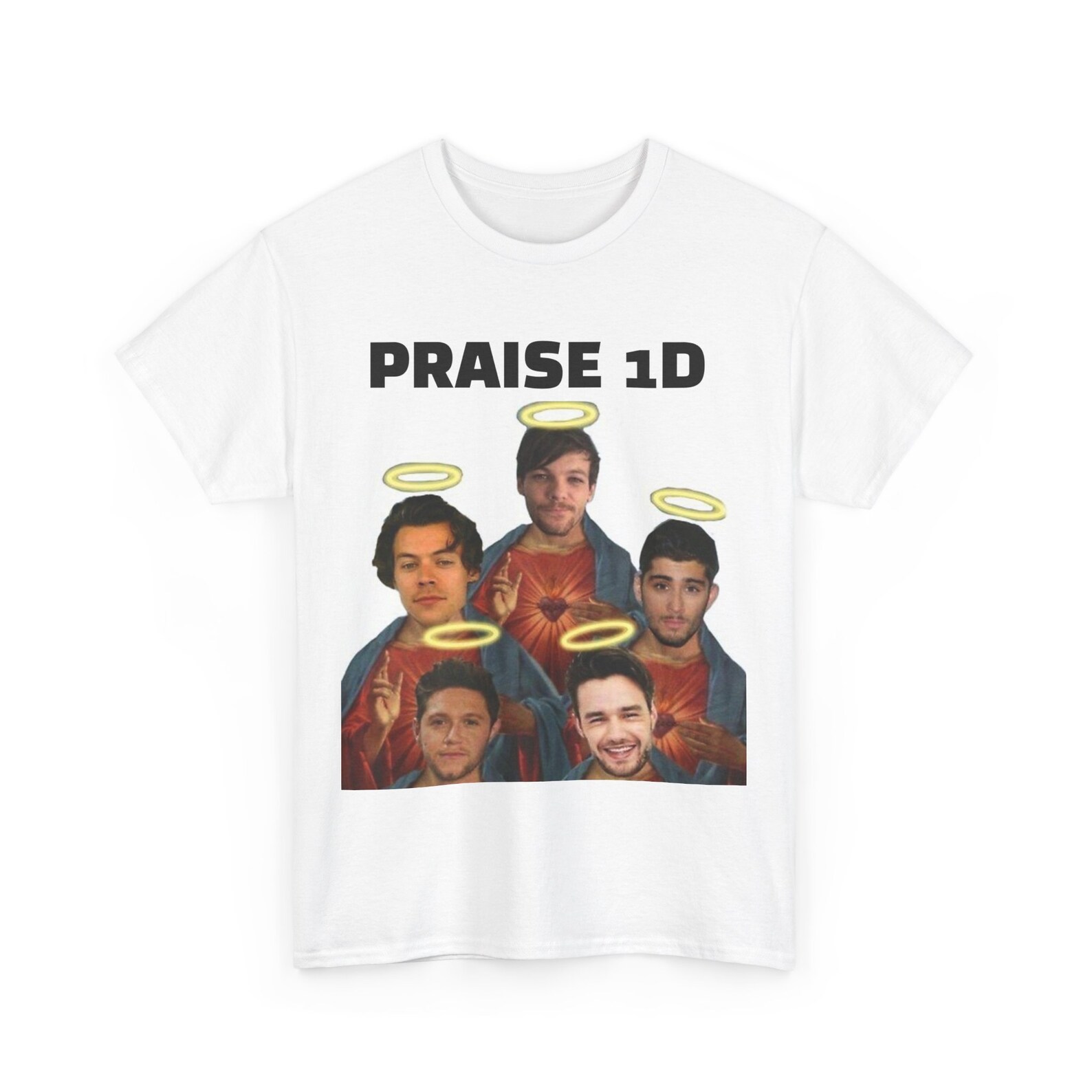 One Direction, Funny Comedy Heavy Cotton Tee, Praise 1D, Happy Tee ...