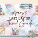 Instant DIGITAL Download, Editable Template- Personalized, First Day of ...