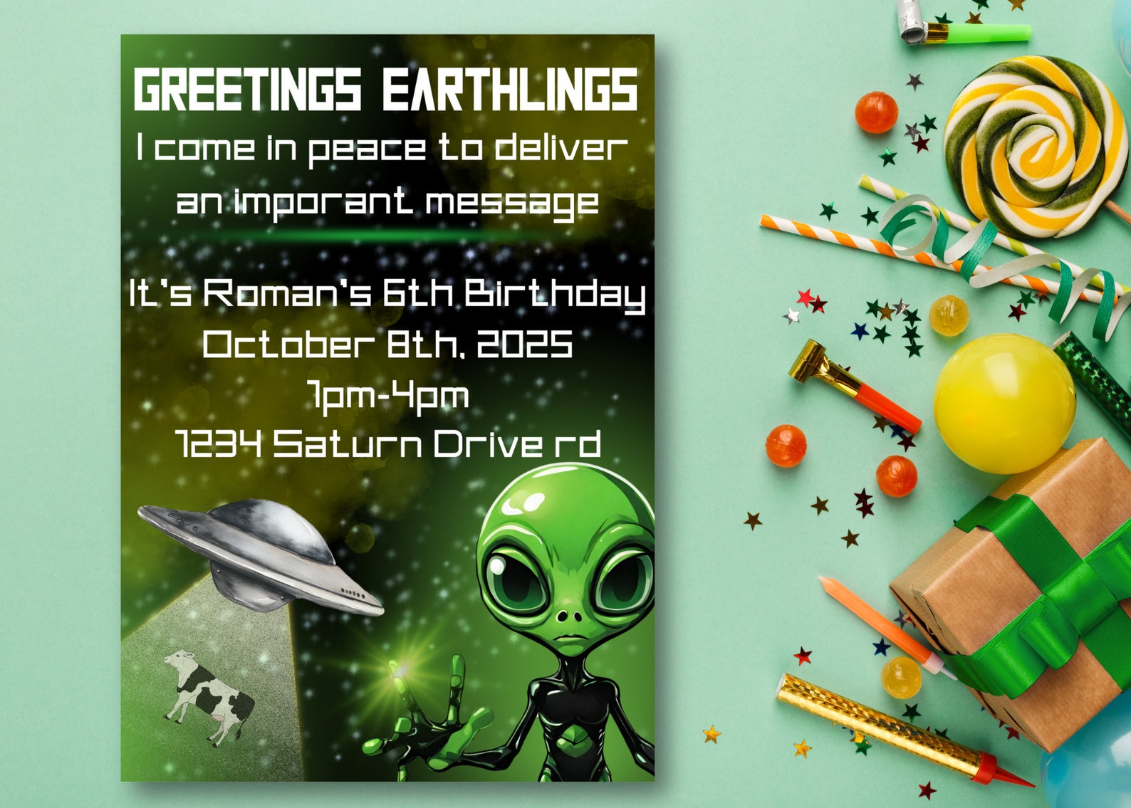 Instant DIGITAL Download, Editable Invitation Template- Personalized ...