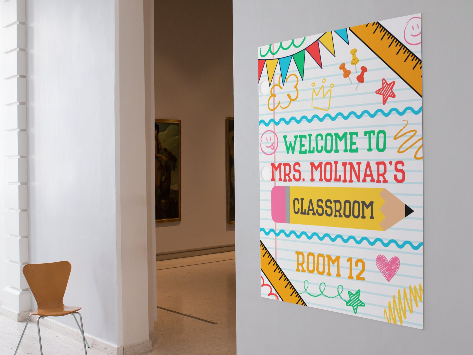 First Day of School Sign - Welcome Back to School - Personalized, Meet ...