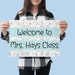 Editable First Day of School Sign - Personalized Welcome Back to School ...