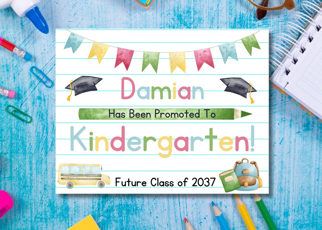Instant DIGITAL Download, Editable Template- Personalized, First Day of ...