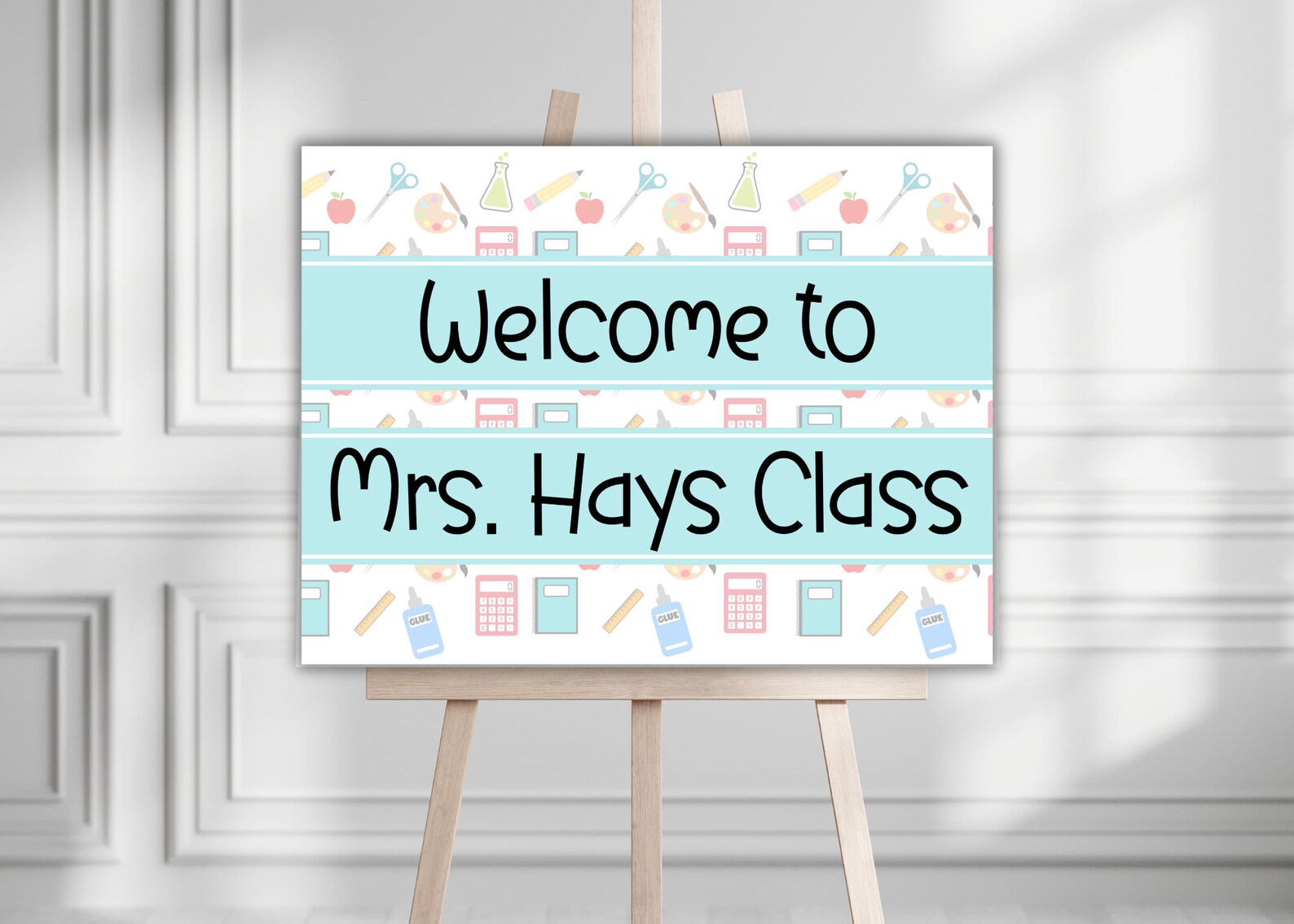 Editable First Day of School Sign - Personalized Welcome Back to School ...