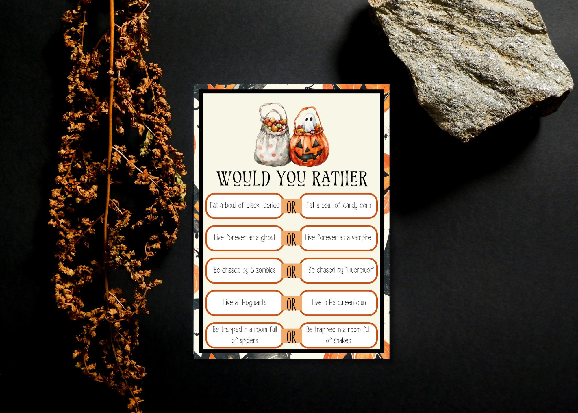Printable Halloween Games for Adults, Kids and Teens - Holiday Party ...
