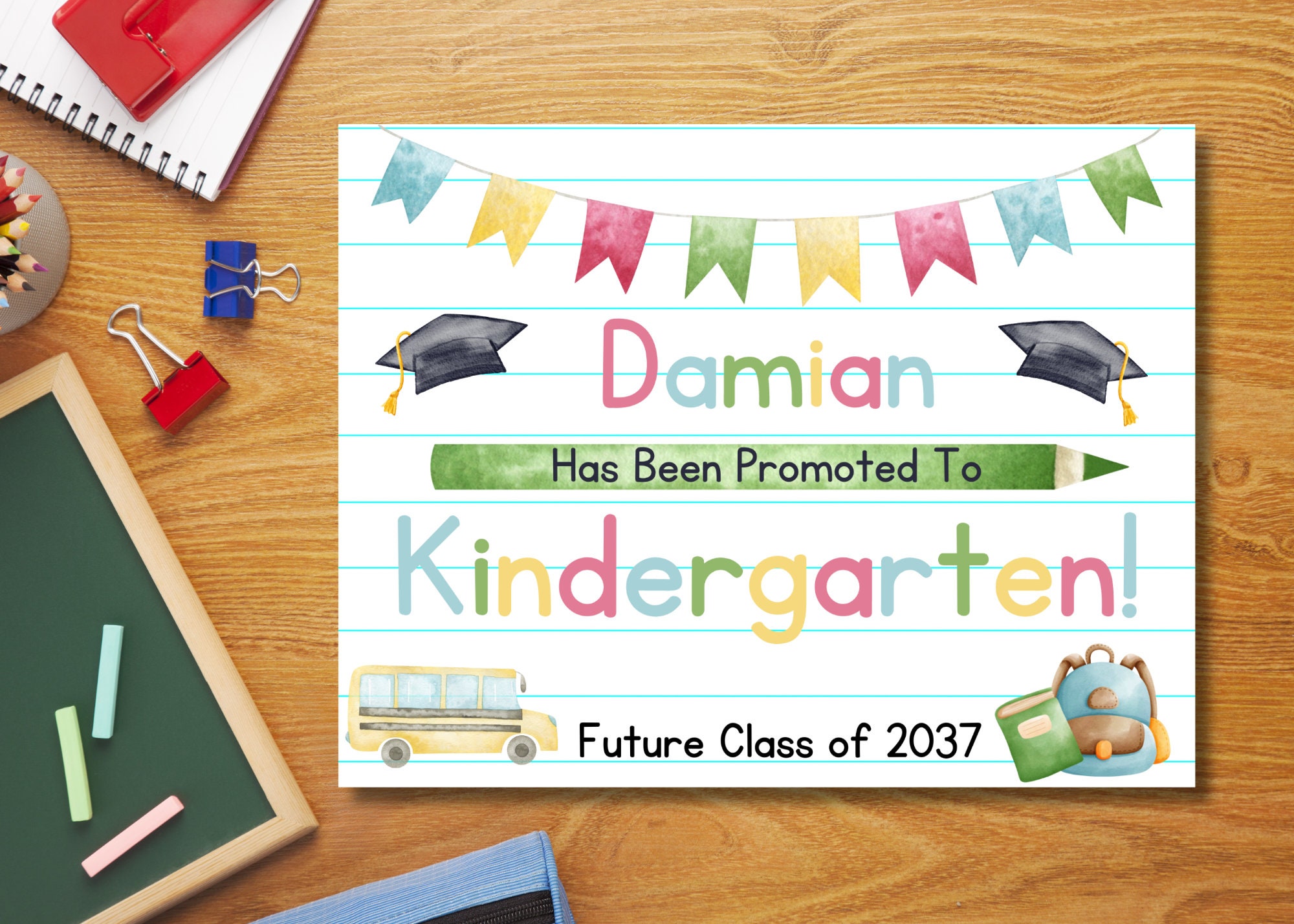 Instant DIGITAL Download, Editable Template- Personalized, First Day of ...