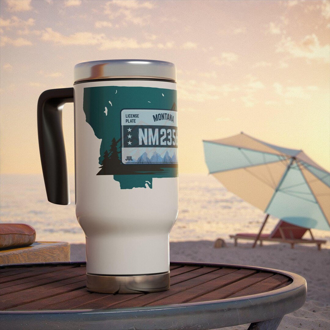 State Pride Insulated Stainless Steel Travel Mug montana 3, 14oz - Etsy