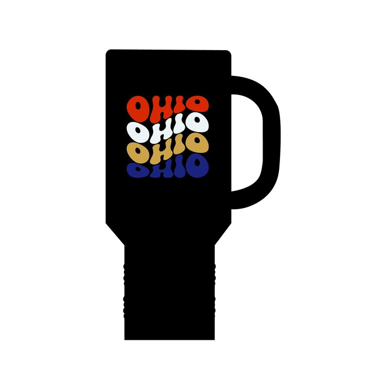 State Pride Insulated Stainless Steel Travel Mug (ohio) 2, 40oz - Etsy