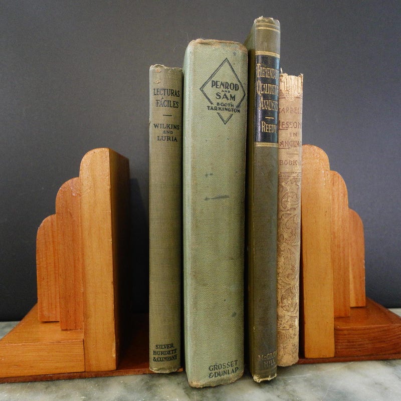 Art Deco Bookends - Etsy