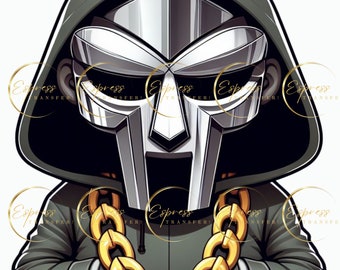 MF Doom/ Svg, Eps, Png, Dxf / Vector Art / Cricut - Silhouette Cameo - Etsy