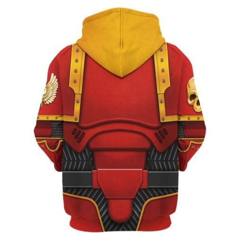 Blood Angels Captain Costume Hoodie, Warhammer 40k Cosplay Joggers ...