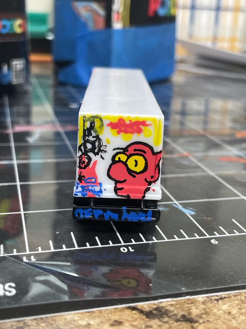 Graffiti Semi Truck Toy 6 Inch Scale - Etsy