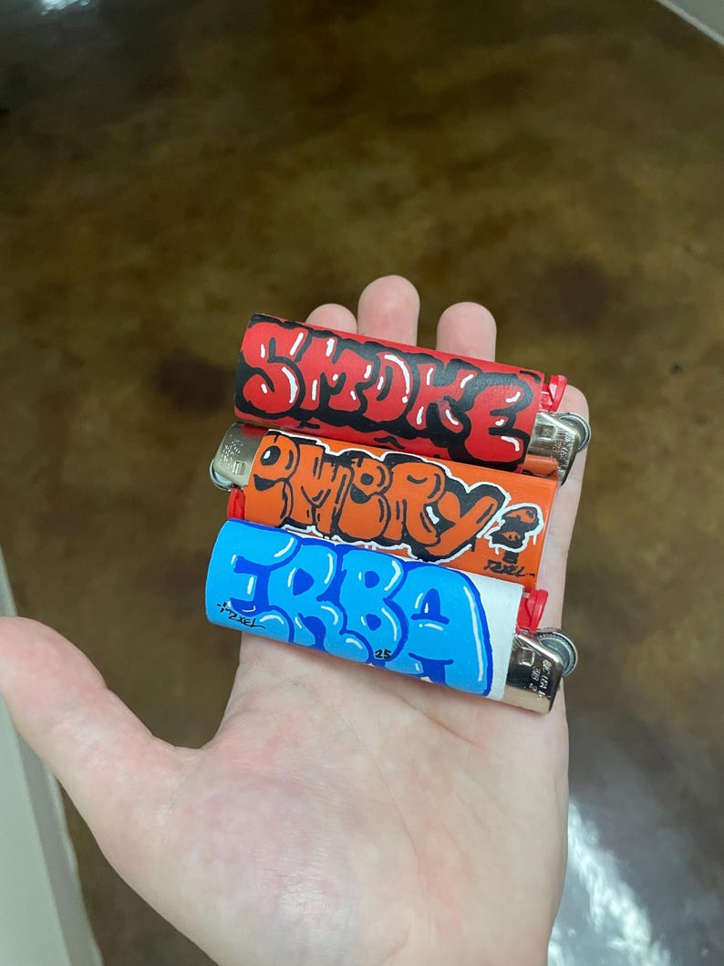 Custom Painted Lighters - Etsy