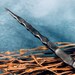 Wand of Iron Hand Forged Magic Wand With Faceted Crystal Shaped Handle ...