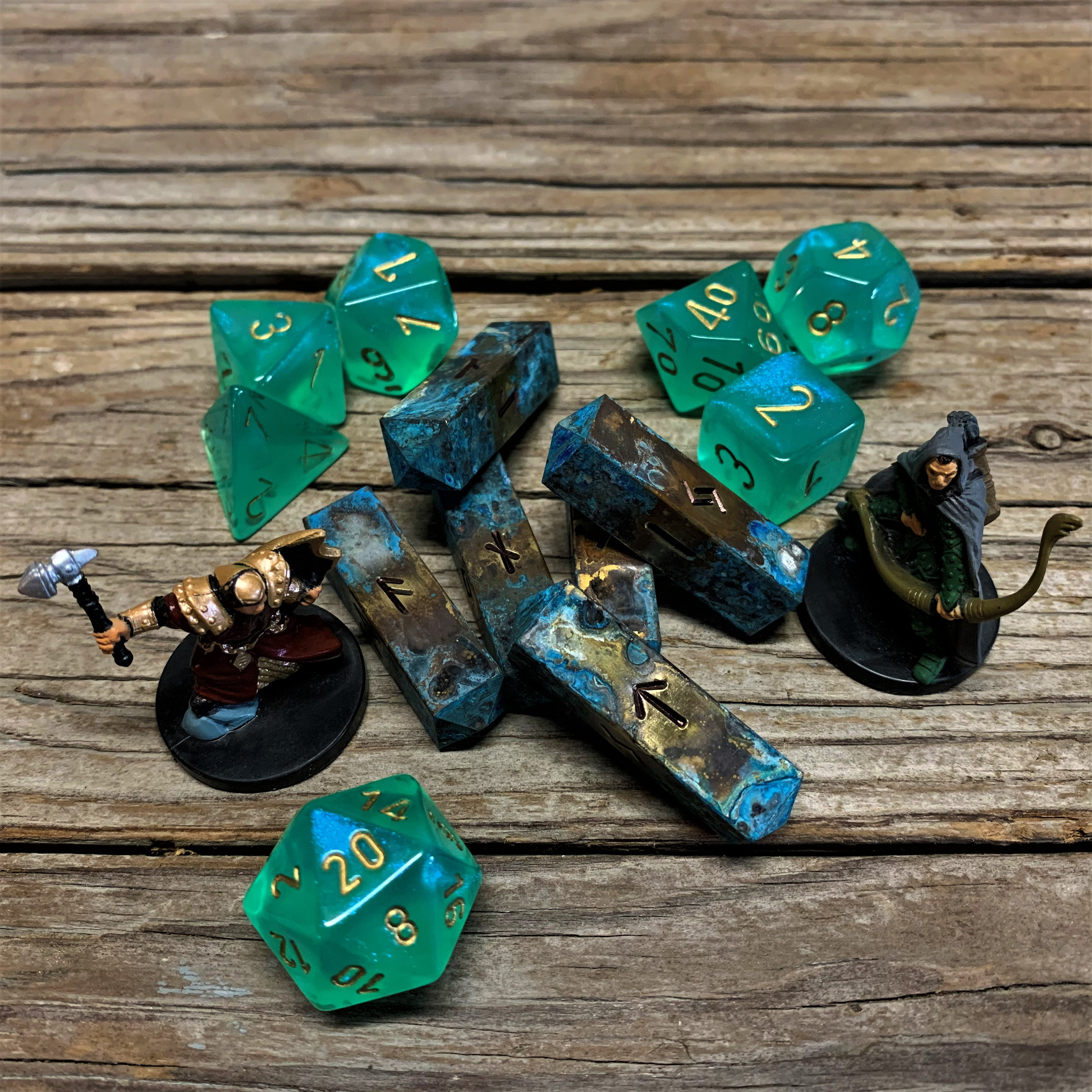 Rune Casters: Brass Runes for Role Playing Games Scrying and - Etsy UK