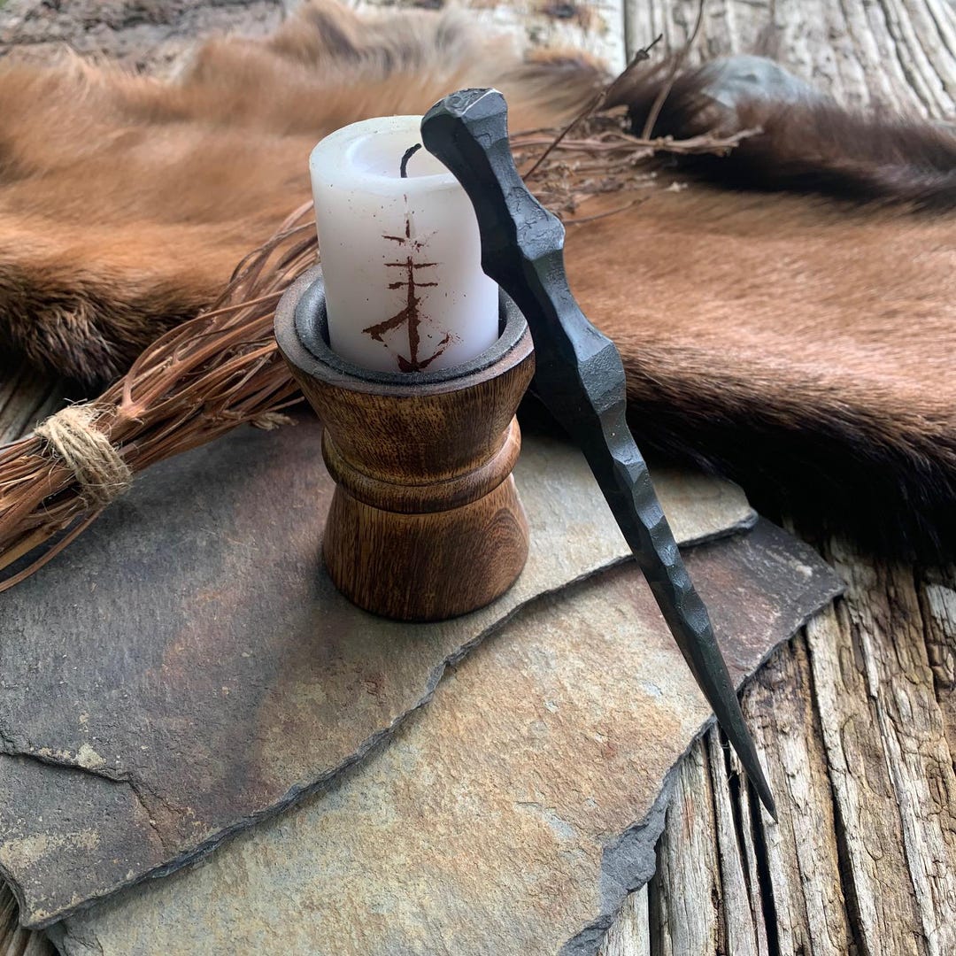 Candle Scribe: Hand-forged for Carving Intentions, Incantations, or ...