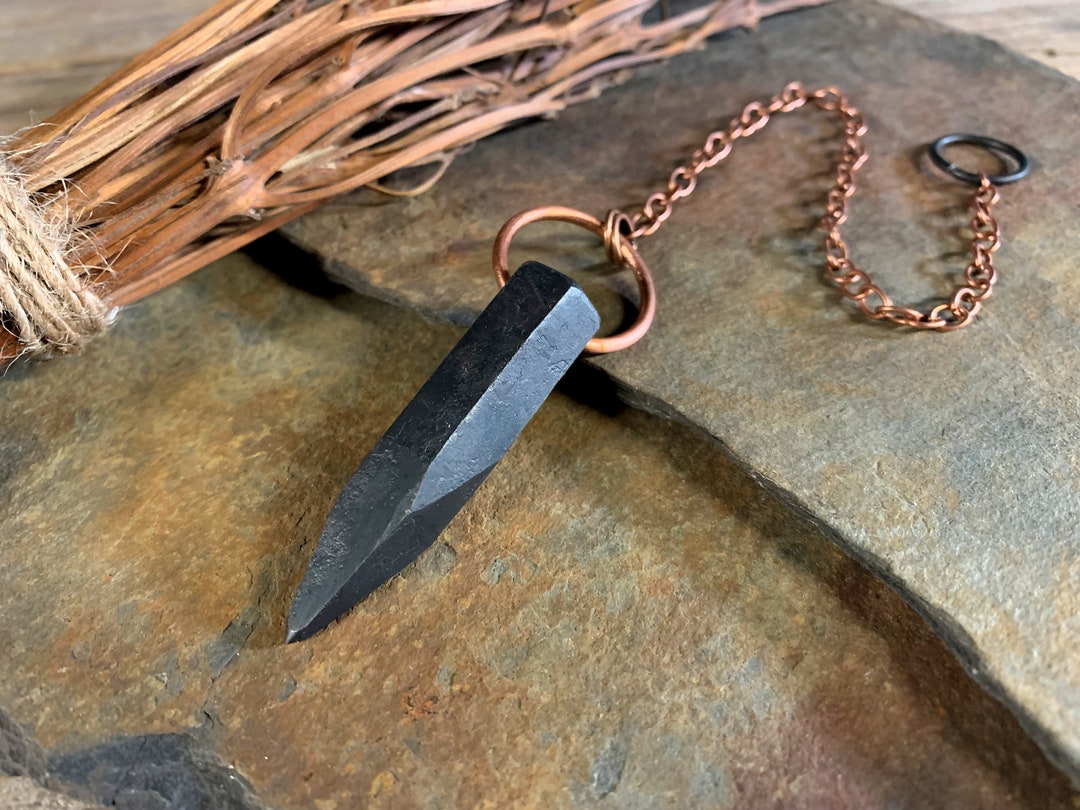 Magical Iron Pendulum for Scrying Divination Witchcraft Spells Reiki ...
