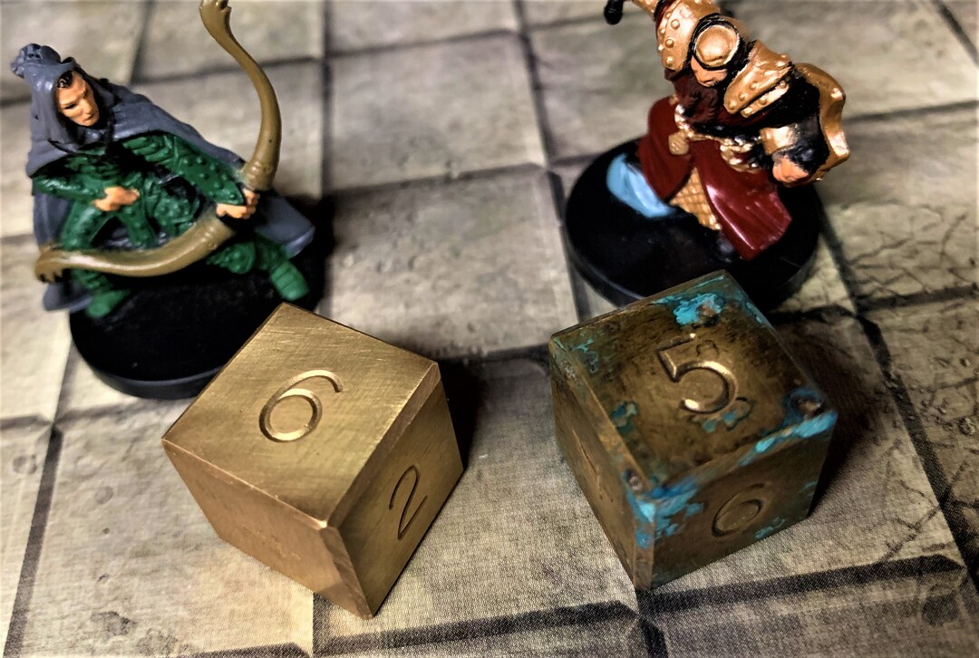 Dice of the Ancients: A Tabletop RPG Accessory™ Classic Six-sided Dice ...