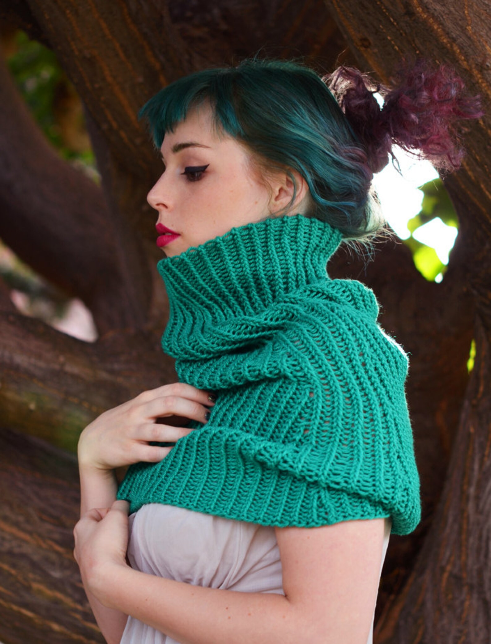 Volcano Cowl Knitting Pattern PDF - Etsy