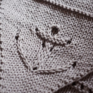 Anchored Wrap - Hand Knitting Pattern PDF Nautical Anchor Sailor ...