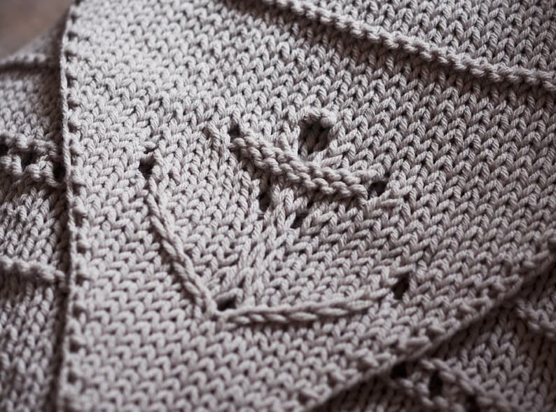 Anchored Wrap Hand Knitting Pattern PDF Nautical Anchor Sailor ...