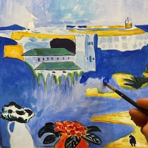 Window at Tangier - Henri Matisse Hand-painted Oil Painting ...