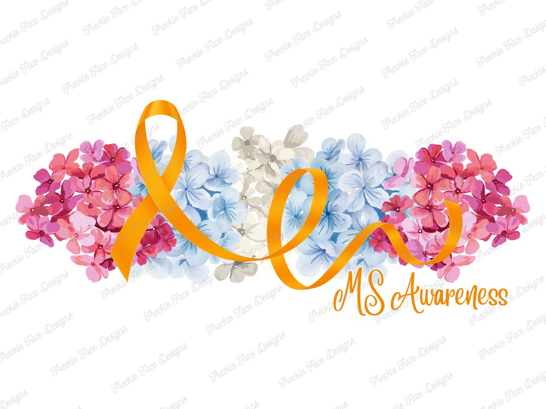 Multiple Sclerosis Awareness PNG, MS Awareness Sublimation Design ...