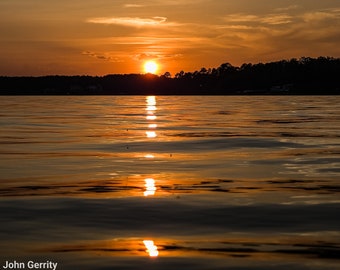 Peeking Sunset. Lake Greenwood. 04/23. - Etsy