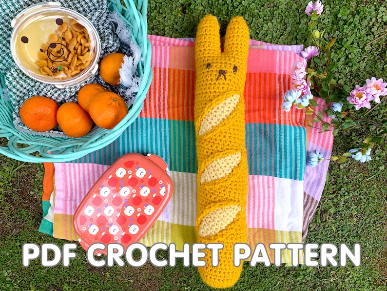 Bunny Baguette PDF Crochet Pattern Twinkie Chan - Etsy