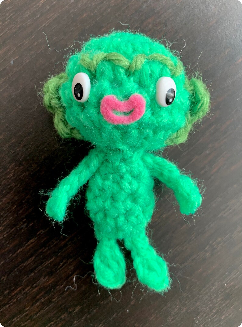 Tiny Creature From the Yarn Lagoon - Crochet Pattern PDF - Amigurumi - Etsy