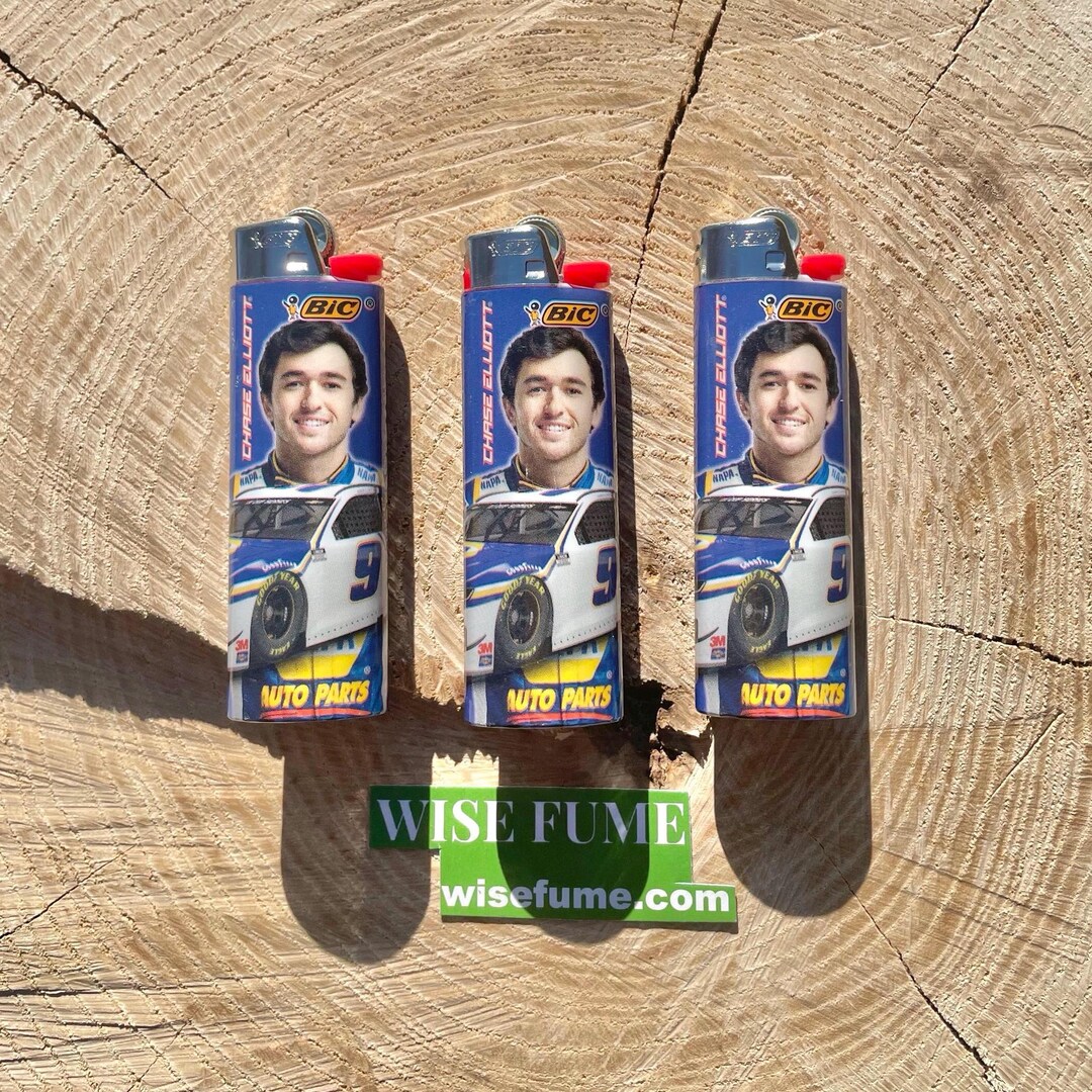 3 Pk Bic Nascar Chase Elliott Lighter Limited Edition Full Size (brand ...