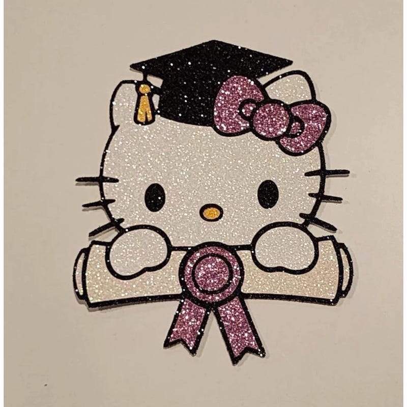 Hello Kittys Graduation Cap - Etsy