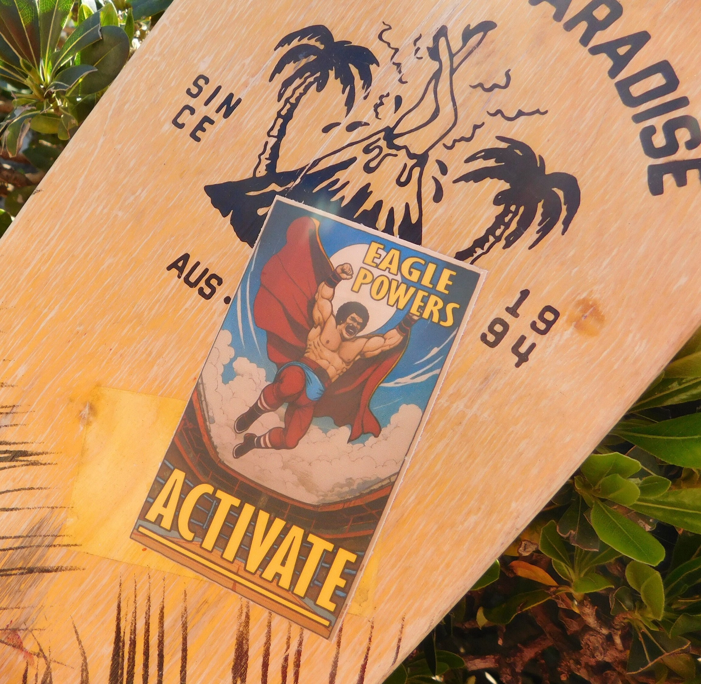 Sticker Nacho Libre Eagle Powers Activate Vinyl Matte Laminated Water ...