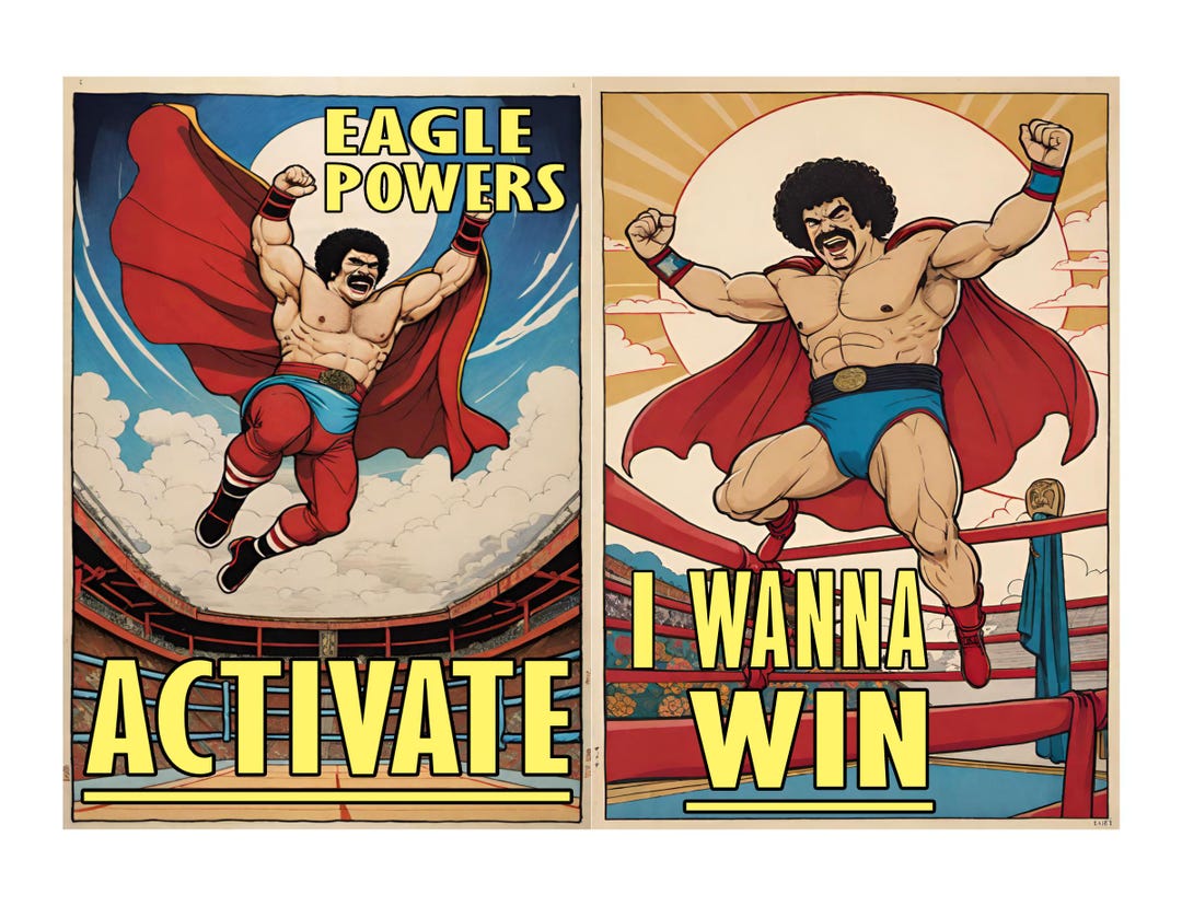 Sticker - Nacho Libre ( Eagle Powers Activate and I Wanna Win Combo ...