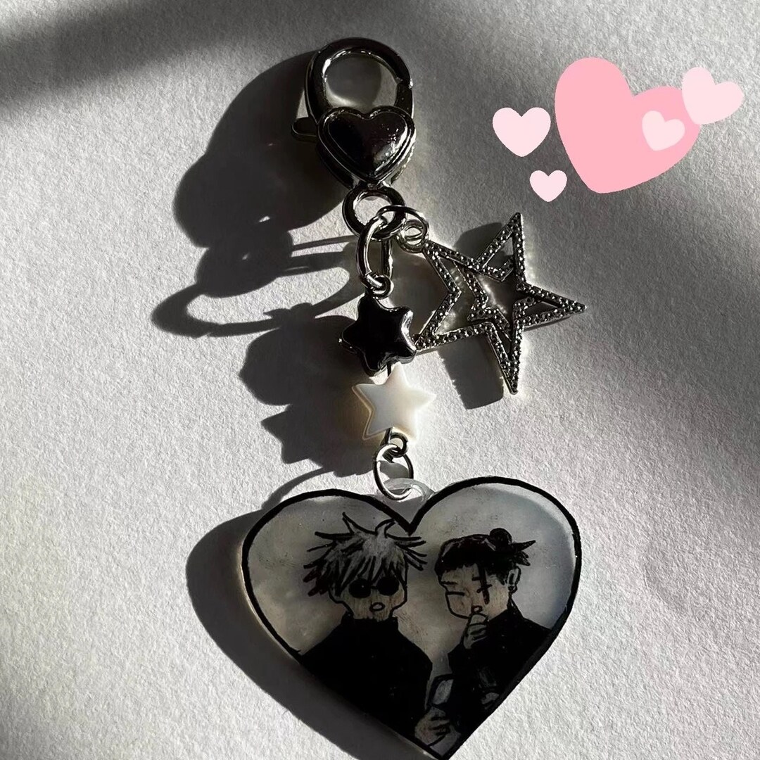 Jujutsu Kaisen Anime Handmade Keychain Cute Gojo Geto Matching ...