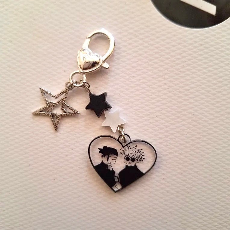 Jujutsu Kaisen Anime Handmade Keychain Cute Gojo Geto Matching ...