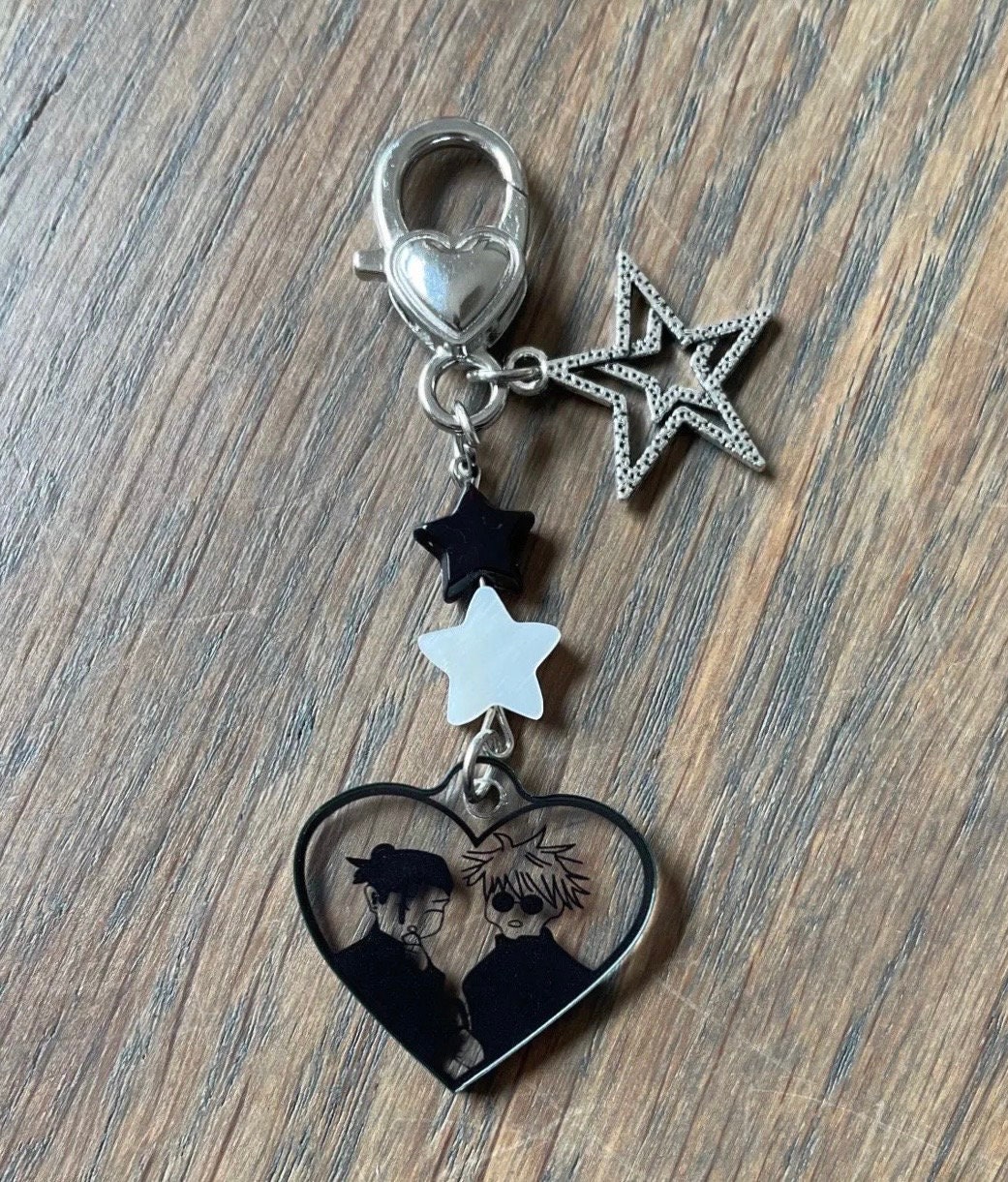 Jujutsu Kaisen Anime Handmade Keychain Cute Gojo Geto Matching ...