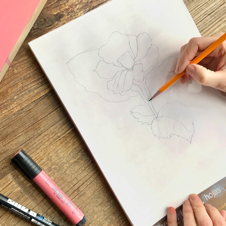 Painting Modern Expressive Flowers - Etsy